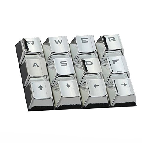 Buy Feicuan QWER ASDF Direction 12 Keyset Keycap PBT Electroplating ...