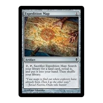 Amazon.com: Magic: the Gathering - Expedition Map (201) - Zendikar ...