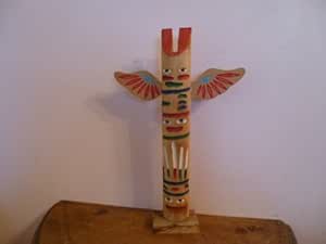 Amazon.com: Native American Indian Decoration Cherokees Wood Totem Pole ...