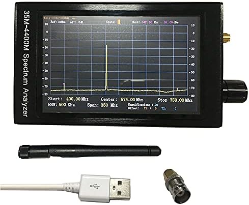 Portable Spectrum Analyzer Tiny Frequency Analyzer 35MHz~4400MHz VHF ...