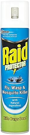 Raid Protector Fly, Wasp and Mosquito Killer Spray 300 ml (Pack of 6 ...