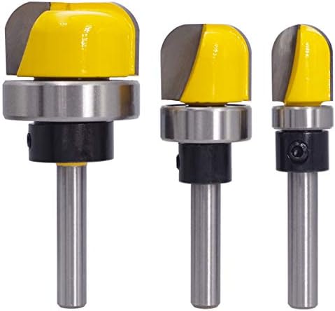 Wolfride 3pcs Dish Carving Bits Dish Cutter Router Bits Bowl and Tray ...