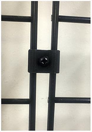 Amazon.com: Gridwall Joining Clips All Black for Joining Grid Panels ...