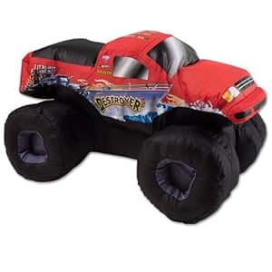 Amazon.com : Official Monster Jam Destroyer Monster Truck Plush Stuffed ...