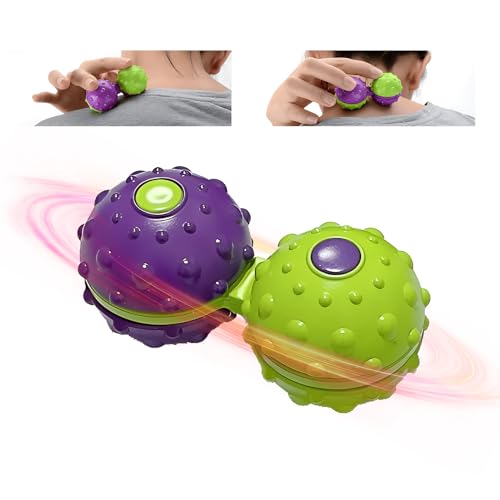 Fidget Toys - Finger Spin Massage Ball Toy, Portable Hand Massage Ball ...