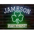 Queen Sense 24"x20" Jamesons Irish Whiskey Neon Sign Light Man Cave Bar ...