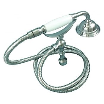 Handheld Telephone Shower Head Set W/ Hose Chrome | Renovator's Supply ...