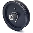 Amazon.com : Phoenix Mfg. Flat Idler Pulley, 5 Inch Outside Diameter ...