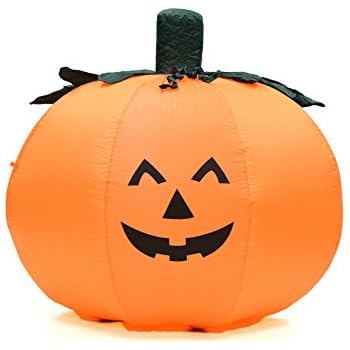 Amazon.com: Halloween Pumpkin Airblown Inflatable Jack-O-Lantern 3 Feet ...