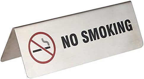 Arch Steel Tent Card Table No Smoking Sign for Display price in UAE ...