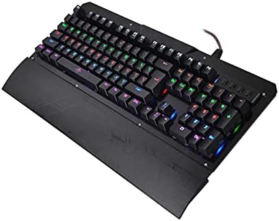 Gaming Mechanical Keyboard, RGB Blue Switch Colorful LED Backlit ...