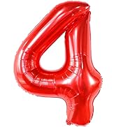 Amazon.com: Giant, 40 Inch Gold 38 Balloon Numbers - 38 Balloons ...