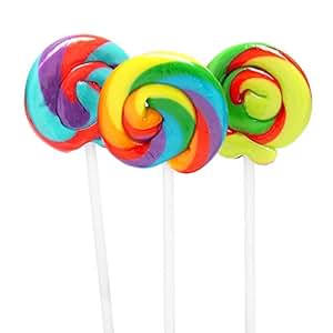 Amazon.com : Teeny Tiny Swirl Lollipops: 48-Piece Box : Grocery ...