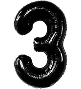 Amazon.com: Giant, 40 Inch Gold 38 Balloon Numbers - 38 Balloons ...