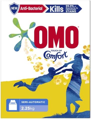 OMO Semi-Automatic Powder Laundry Detergent, with a Touch of Comfort, 2 ...