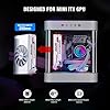 Segotep Slath Mini ITX PC Gaming Computer Case, Double Curved Tempered ...