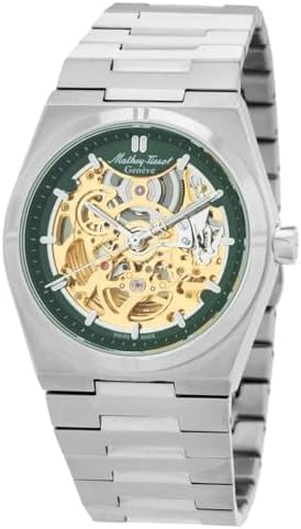 سعر Mathey-Tissot Zeus Skeleton Automatic Green Dial Men's Watch ...