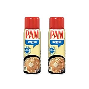 Amazon.com : Pam Butter Flavor Cooking Spray - 5 oz - 2 pk : Grocery ...