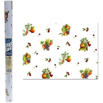 Amazon.com - Zip Tac Fancy Fruit Contact Paper (9 Ft X 18in) #201 ...