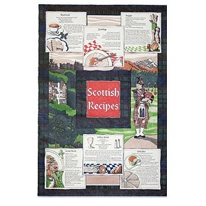 SCOTLAND TEA TOWEL "SCOTTISH RECIPIES": Amazon.co.uk: Kitchen & Home