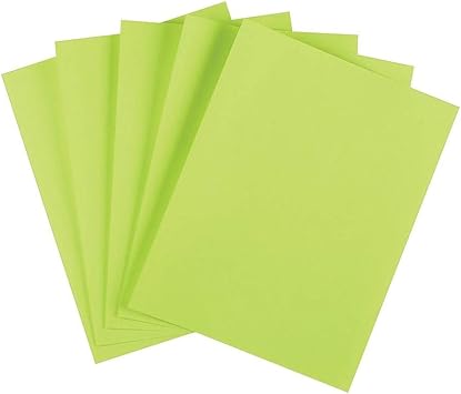 Amazon.com : Staples 733093 Brights 24 Lb. Colored Paper Green 500/Ream ...