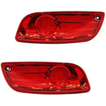 Amazon.com: NEW REFLECTOR LIGHTS PAIR FITS HYUNDAI SANTA FE 2007-2009 ...