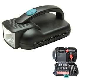 25 Pcs Portable Flashlight Tool Box Set - Portable Auto, Home ...