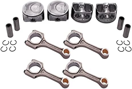 FIWARY 23040-2G500 23410-2G500 Connecting Rods 4pcs & Piston Kit fits ...