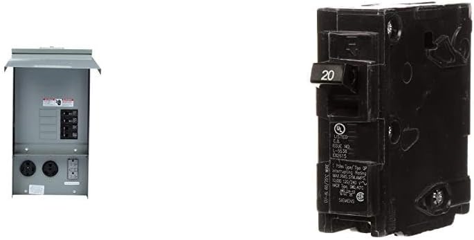 Siemens TL137US Talon Temporary Power Outlet Panel with a 20, 30, and ...