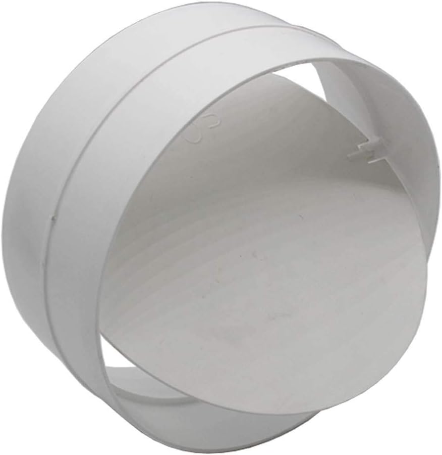 Kair Connector with Backdraught Shutter 150mm – 6 inch Non-Return ...