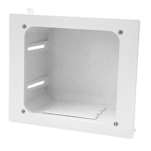 Construct Pro In-wall Recessed Entertainment Box, White - Electrical ...