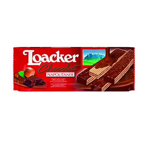 Loacker Chocolate Napolitaner / Hazelnut, 118g/4.16 oz., pack of 16 ...