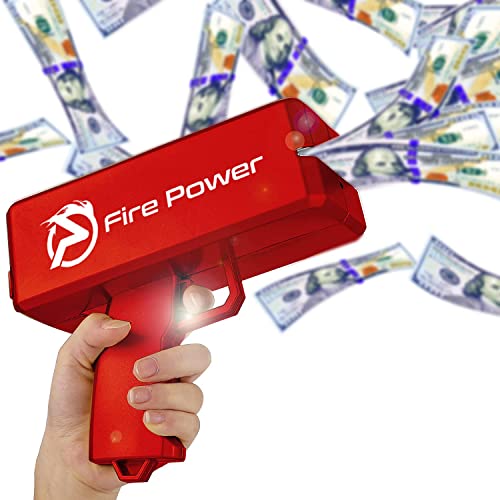 UNKENBO Money Gun Shooter - Prop Guns for Movies That Look Real, Cash ...