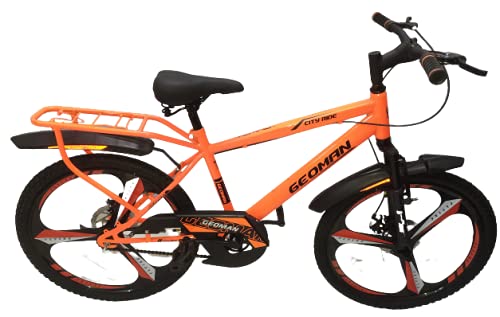 Geoman Mountain MTB Bike 24T Single Speed Carrier Cycle 3Spoke Alloy ...