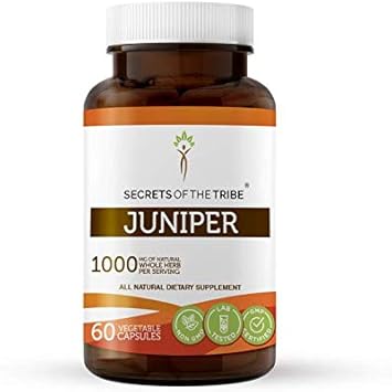 Amazon.com: Juniper 60 Capsules, 1000 mg, Organic Juniper (Juniperus ...