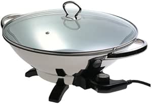 Amazon.com: Rival WS73 7.3-Quart Stainless Steel Electric Wok with ...