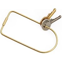 Amazon.com: Areaware Contour Key Ring (Bend, Brass) : Clothing, Shoes ...