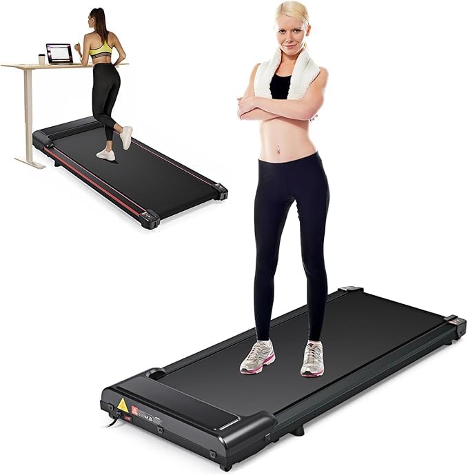 Under Desk Treadmill, Walking Pad 300 lb Capacity, Desk Treadmill for ...