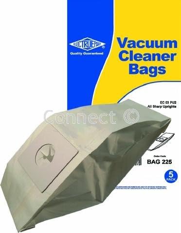 3 pack SHARP VACUUM CLEANER BAGS - Fits all upright sharp vacuum ...
