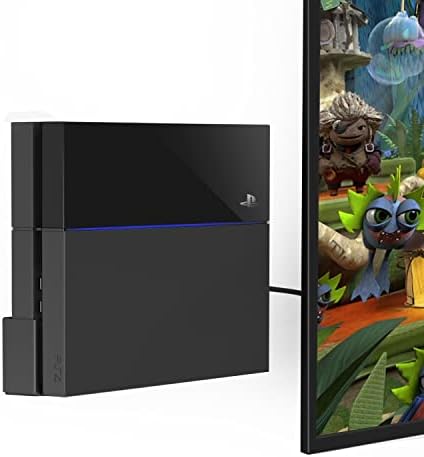 Monzlteck Wall Mount for PS4 Original(Old Model),Near or Behind TV ...