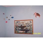 Amazon.com: Instant Murals Under the Sea Peel and Stick Wall Stickers ...