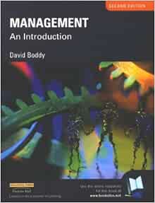 Management: An Introduction: Boddy, David: 9780273655183: Amazon.com: Books