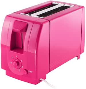 Amazon.com: Finelife NV-023172 2 Slice Toaster, Fuchsia: Kitchen & Dining