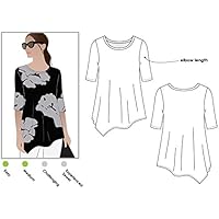 Amazon.com: Style Arc Sewing Pattern - Kim Swing Top (Sizes 04-16 ...