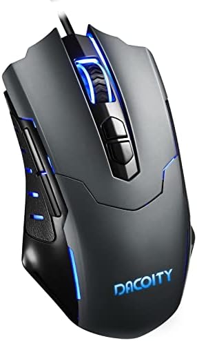 Dacoity Wired Gaming Mouse, PC Gaming Mice: Gamer Mouse [RGB LED][7200 ...