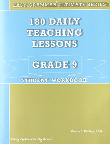 180 Daily Teaching Lessons (Easy Grammar Ultimate Series:, Grade 9 ...