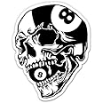 Amazon.com: 8 Ball Billiards Pool Sticker - 3" Laptop Sticker ...
