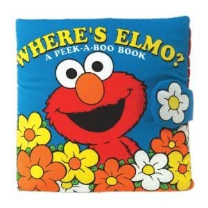Amazon.com : Softplay Sesame Street Where's Elmo - A Peek-a-boo Book : Baby