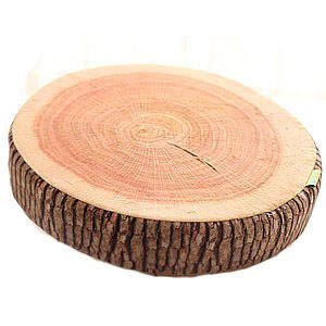 Amazon.com: Wood Shaped Log Pillow Tree Stump Wood Texture Throw Pillow ...