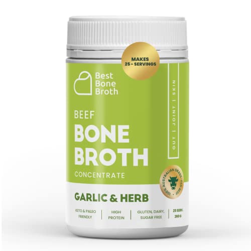 Best Beef Bone Broth Concentrate Garlic & Herb Flavor | pure liquid ...
